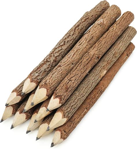 Bsiri Pencil Wood Favors Of Graphite Wooden Tree Rustic Twig Pencils