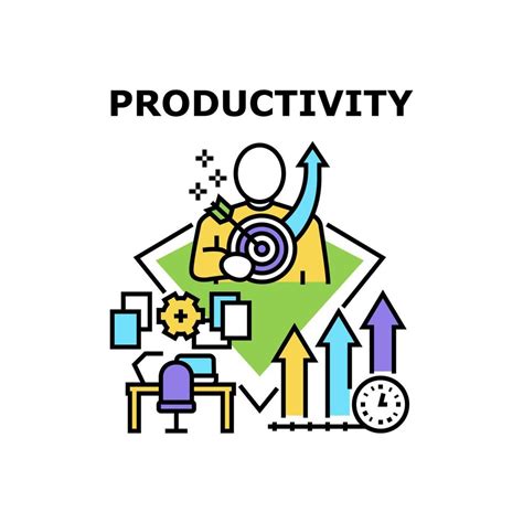 Ilustración De Color De Concepto De Vector De Productividad 9756184