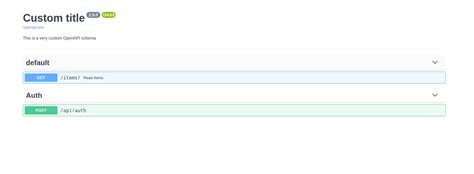 Python How To Extend Fastapi Docs With Another Swagger Docs Stack