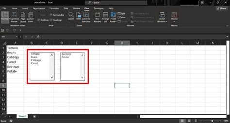 How To Quickly Move Items Between Two List Boxes In Excel