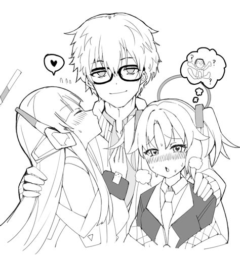 K Y Doodle Sensei Blue Archive Noa Blue Archive Problem Solver