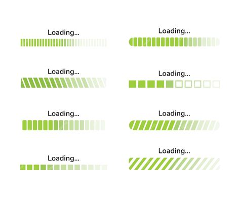 Premium Vector Progress Loading Bar Icons Or Loading Bar Element Icon