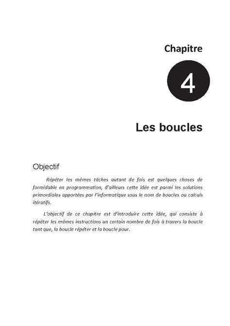 chapitre 4 algorithmique et structures de données 1 4 chapitre les