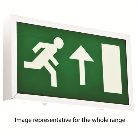 Newlec Nlledisou1 Iso Legend Up For Emergency Wall Mounted Led Exit S