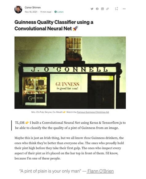 GitHub ConorShirren Pints Ai Guinness Pint Quality Detection CNN