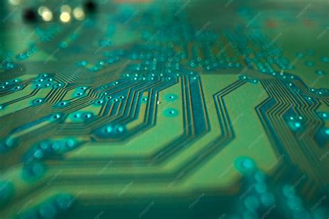 Premium Photo Electronic Circuit Board Background Abstract Digital