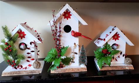 Christmas Birdhouses Christmas Lanterns Bird Houses Christmas