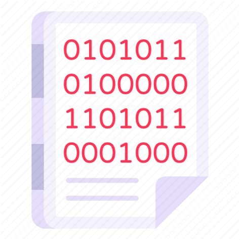 Binary File Document Doc Archive Binary Data Icon Download On Iconfinder