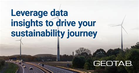 Geotab On Linkedin Sustainable Fleet Solutions Insights To Help