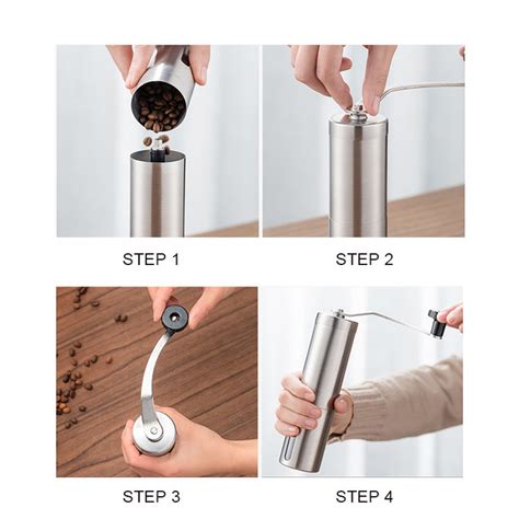 가정용으로 적합한 소형 아크릴 플라스틱 손잡이 수동 커피 그라인더 I Top Industry Limited에서 커피 원두용 그라인더 가정용 커피 그라인더 에스프레소용