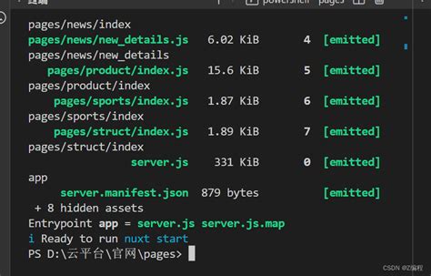 一文搞定nuxtjs搭建到部署（ssr和静态部署）nuxt部署 Csdn博客