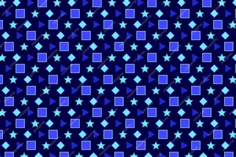 Premium Vector Pattern With Geometric Elements In Blue Tones Gradient Abstract Background