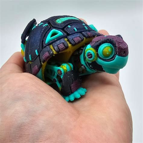 3d Printed Robot Turtle Etsy