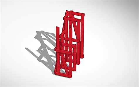 3d Design Vertical Boat Rack Tinkercad