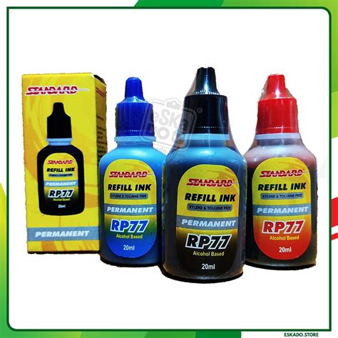 Jual Isi Spidol Permanent Standard Refill Spidol Permanent Standard 20 Ml Shopee Indonesia