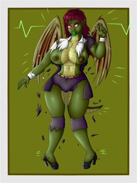 Rule 34 Adekvatx Ass Expansion Breast Expansion Dragon Girl Female Fully Clothed Hair Color