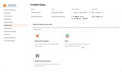 Using Installed Apps In Integrations Postman 官方帮助文档中文版