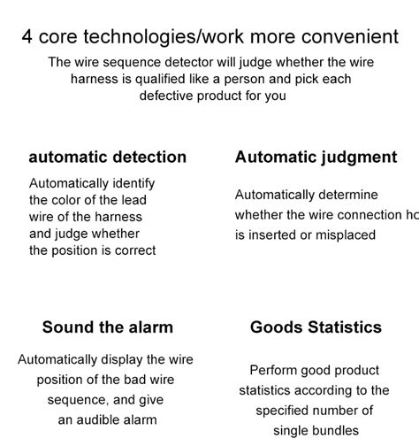 16c Line Sequence Detector Wire Harness Inspection Equipment Automatic