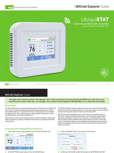 Bacnet Explorer Guide Download Free Pdf Icon Computing Computing