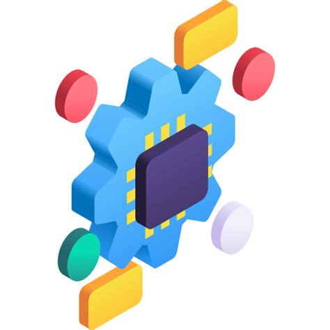 Machine Learning Gradient Isometric Gradient Icon