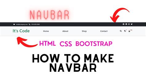 Making Navbar Of Our E Commerce Website How To Make A Website Episode 1 Youtube