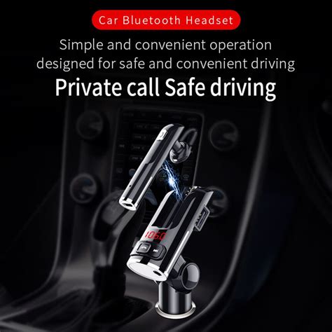 12v 24v Multifunctional Bluetooth 5 0 Dual Usb Ports Car Headset Mp3