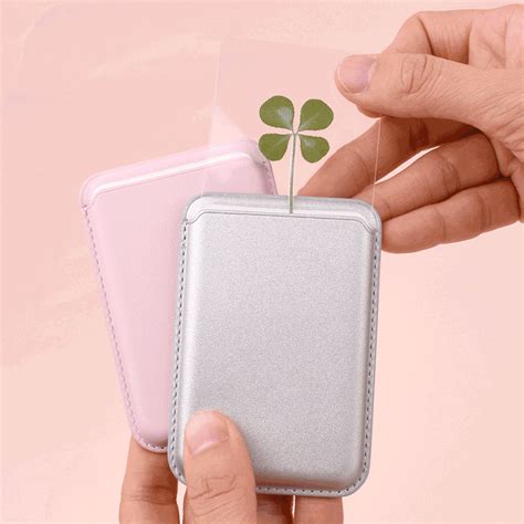 🚀당일 출고🚀magsafe 자력강화 듀얼 마그넷 맥세이프 가죽 카드지갑 투명 울트라핏 케이스 세트 실버맥세이프카드지갑 파스텔 모노톤 11종 에이블리