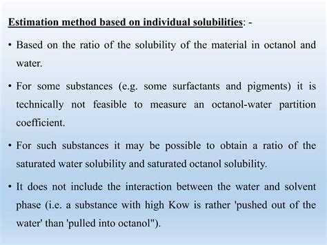 Solubility And Partition Coefficient Pptx