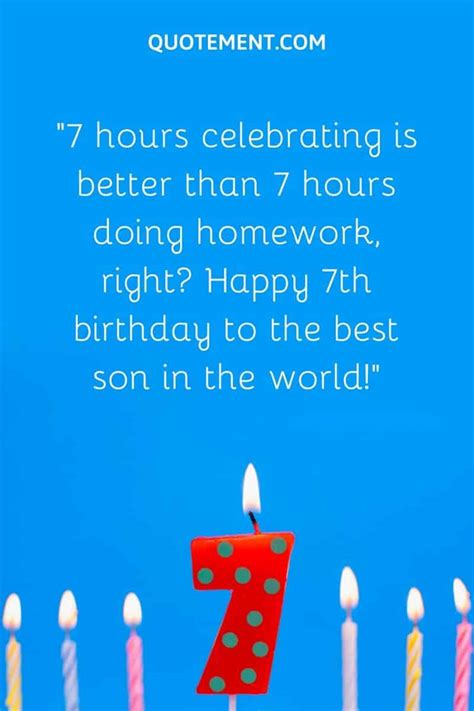 40 Sweetest Happy 7th Birthday Wishes For Their Big Day