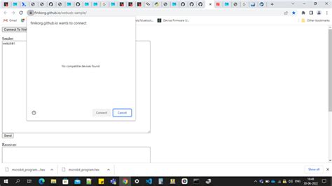 WEBUSB Example On Windows Nordic Q A Nordic DevZone Nordic DevZone