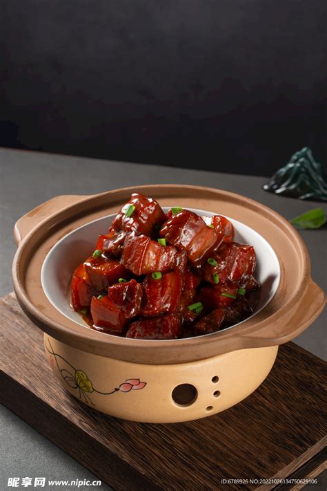 农家红烧肉摄影图 传统美食 餐饮美食 摄影图库 昵图网
