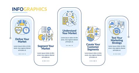 Premium Vector Get Started With Segmentation Blue Rectangle Infographic Template