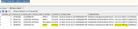 Patching Oracle 18c Database In Windows Geodata Master