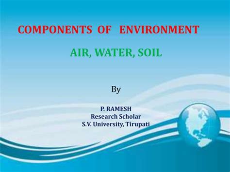 Components Of Environment Ppt