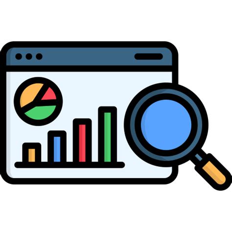 Exploratory Analysis Generic Color Lineal Color Icon
