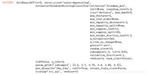 【sklearn】gbdt（gradient Boosting Decision Tree） 预测在网具有单卡转合约倾向的客户sklearn Gbdt Csdn博客