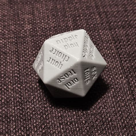 🎲 Foreplay Sex Dice D20・文件用于 Stl 三维打印・cults