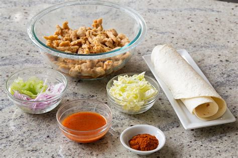 Easy Vegan Buffalo Cajun Wraps