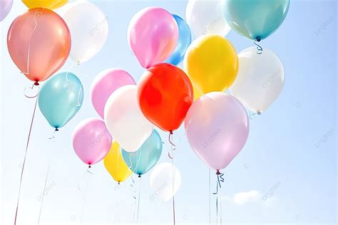 하늘에 다채로운 풍선 누끼 여러개 오브젝트 배경 일러스트 및 사진 무료 다운로드 Pngtree