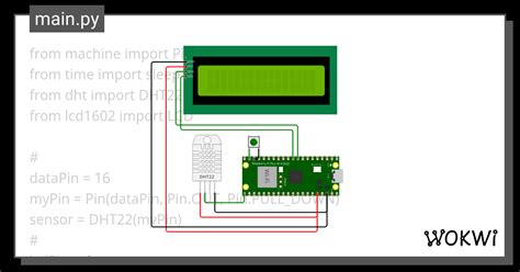 Raspberry Pi Pico W Lesson 23 Temperature And Humidity Sensor With Lcd