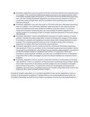 CPSC 221 14 Docx Kruskal S Algorithm Can Be Used To Find The Minimum