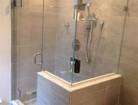 Frameless Shower Door With Opening Transom Absolute Shower Doors