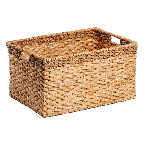 Joan Rectangle Shelf Tote Storage Basket Large
