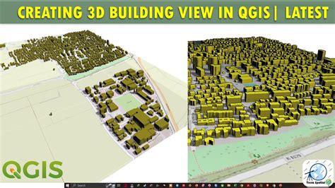 Creating 3d Building View In Qgis Youtube