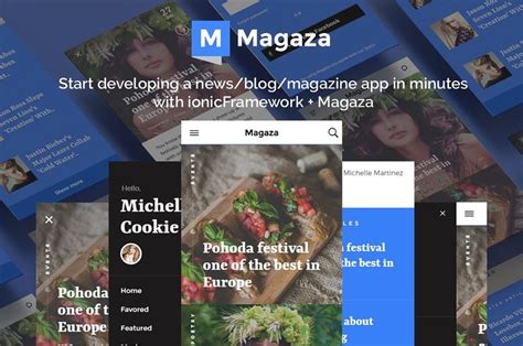 Magaza Wordpress Managed Ionic2 App Magazine Blog App Malax