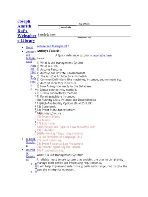 Autosys Pdf Superuser Command Line Interface