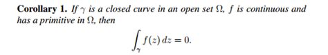 Complex Analysis Contour Integral Over A Closed Curve Mathematics Stack Exchange