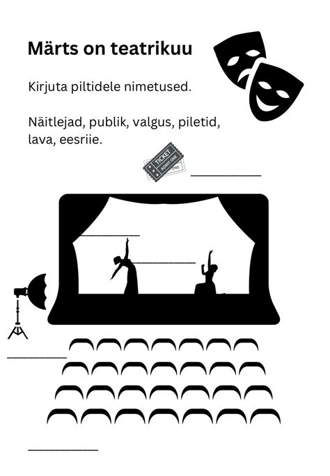 Teatri Tööleht Märts On Teatrikuu Tife