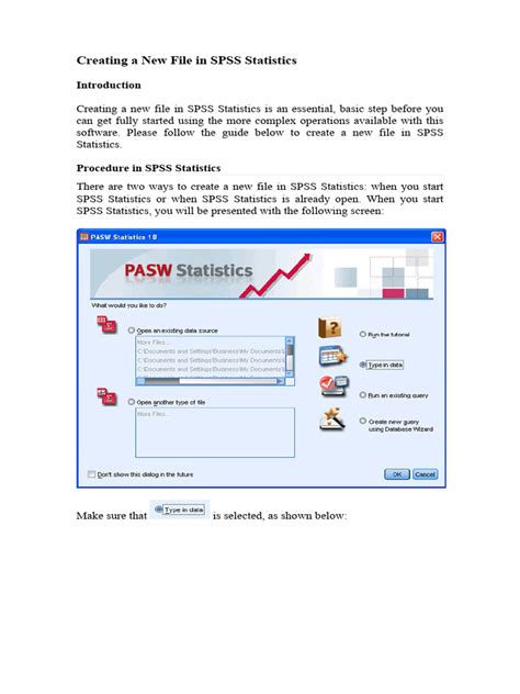 Spss Statistics Getting Started Pdf Statistics Spss