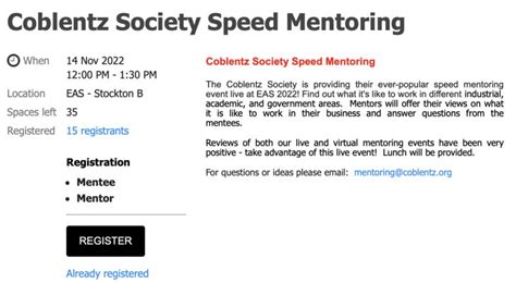 Barry M Wise On Linkedin Mentoring Event Coblentzsociety Eas